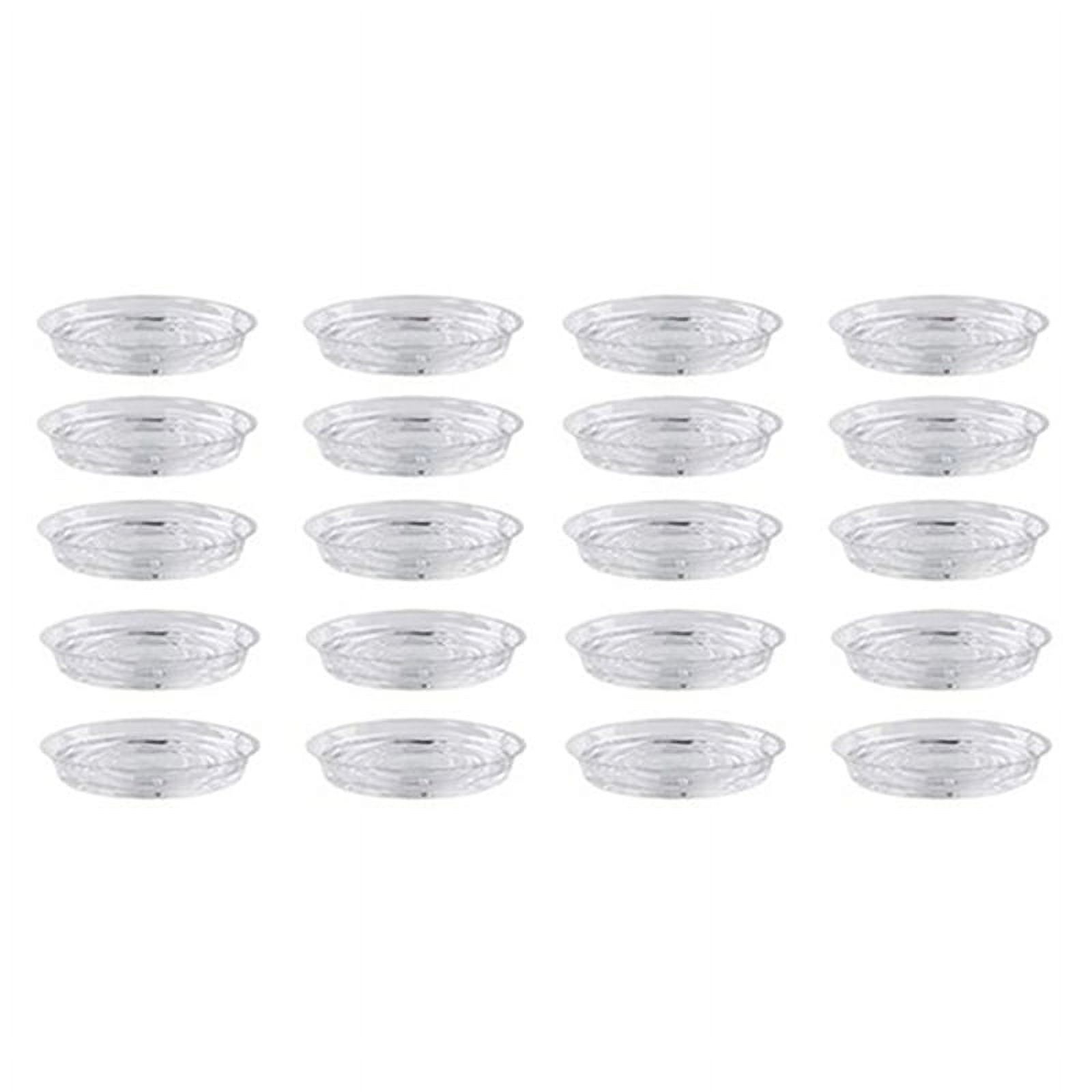 Plant Saucers, 20 Pack of 30cm (12 Inch), Transparent Flower Pot Drip ...