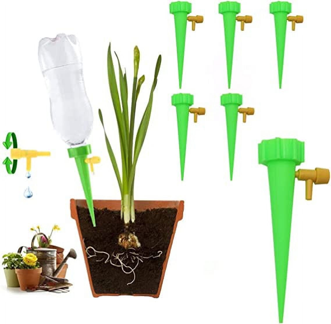 Plant Self Watering Devices - 12 Pcs Automatic Irrigation Equipment ...