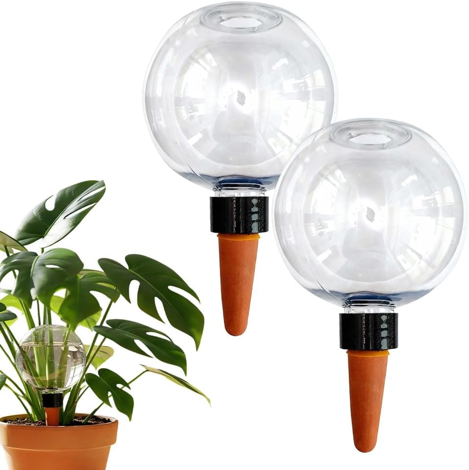 Plant Self Watering Globes with Covers, 500ML Automatic Watering ...