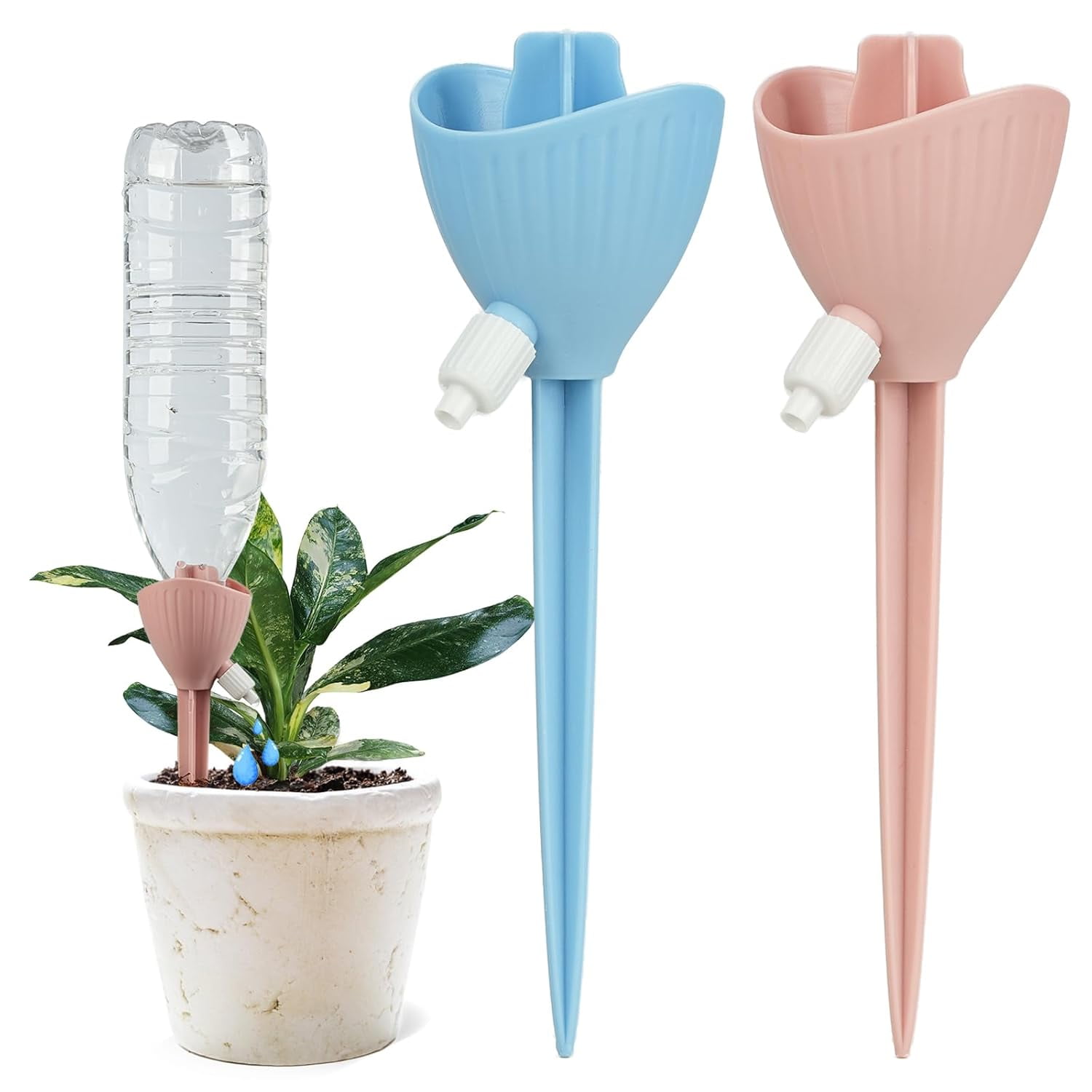 Plant Self Watering Spikes Devices, Plant Drip Irrigation System with ...