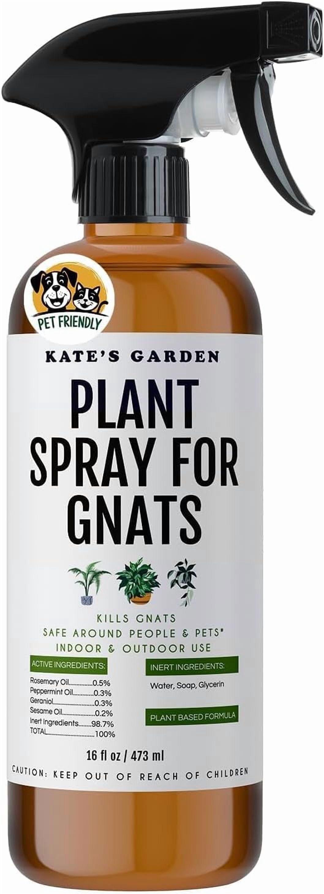 Plant Spray for Insects & Getting Rid of Gnats. Fungus Gnat Killer ...