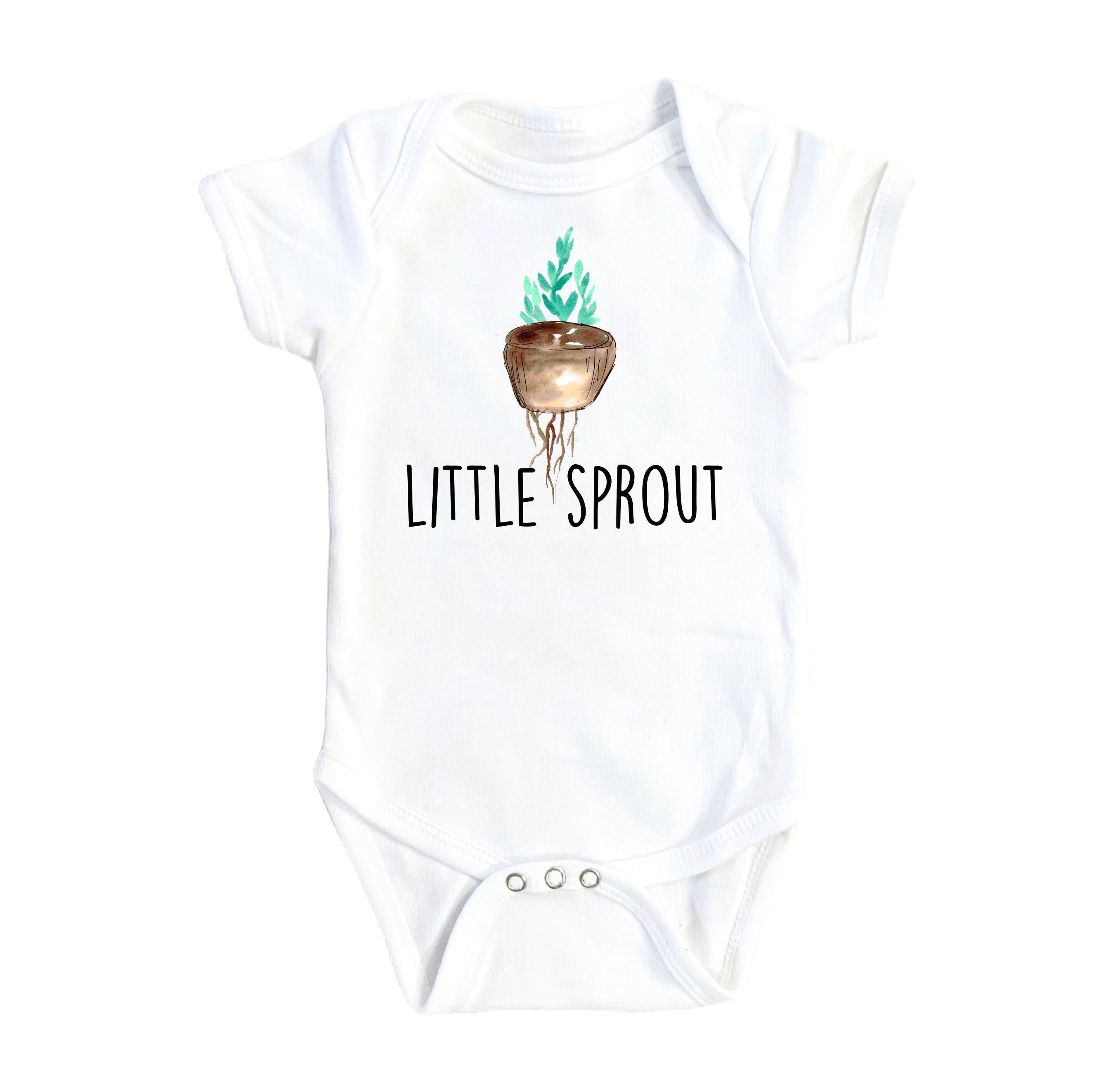 Plant Sprout Little - Baby Boy Girl Clothes Infant Bodysuit Funny Cute ...