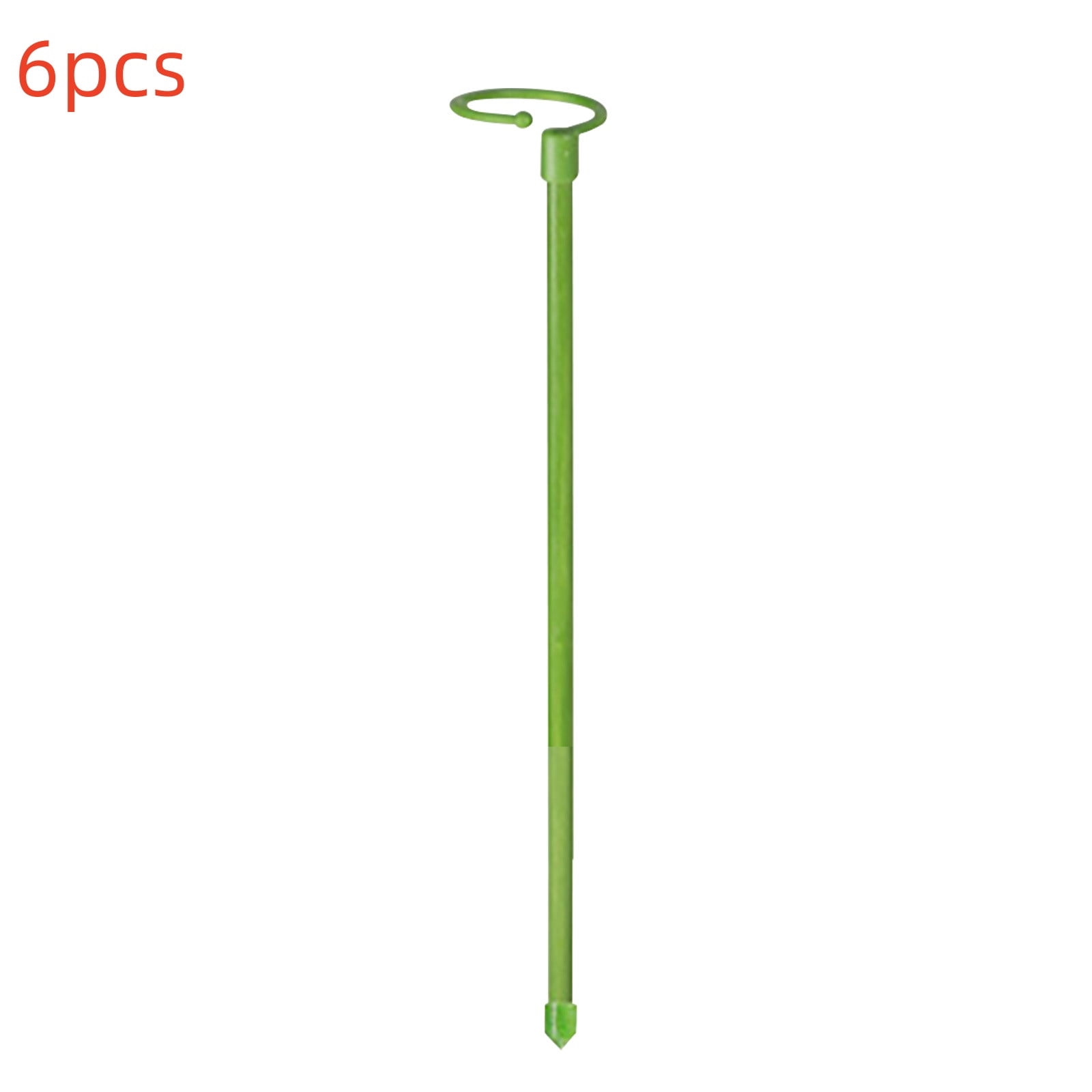 Plant Stake Support - 6 Pack, Garden Single Stem Support Stake Plant ...