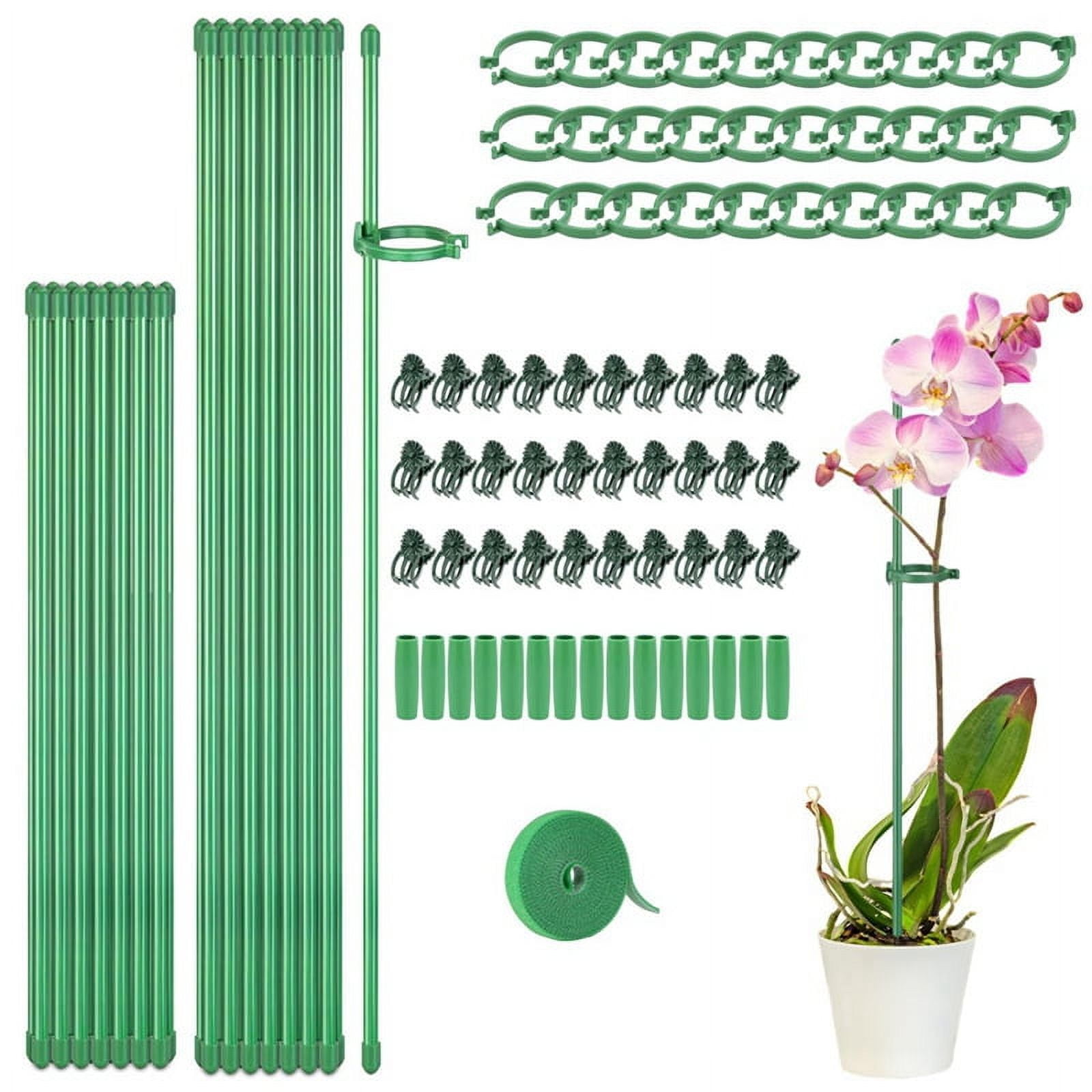 Plant Stakes Sets, Plant Sticks with Connect Pipe for Indoor and ...