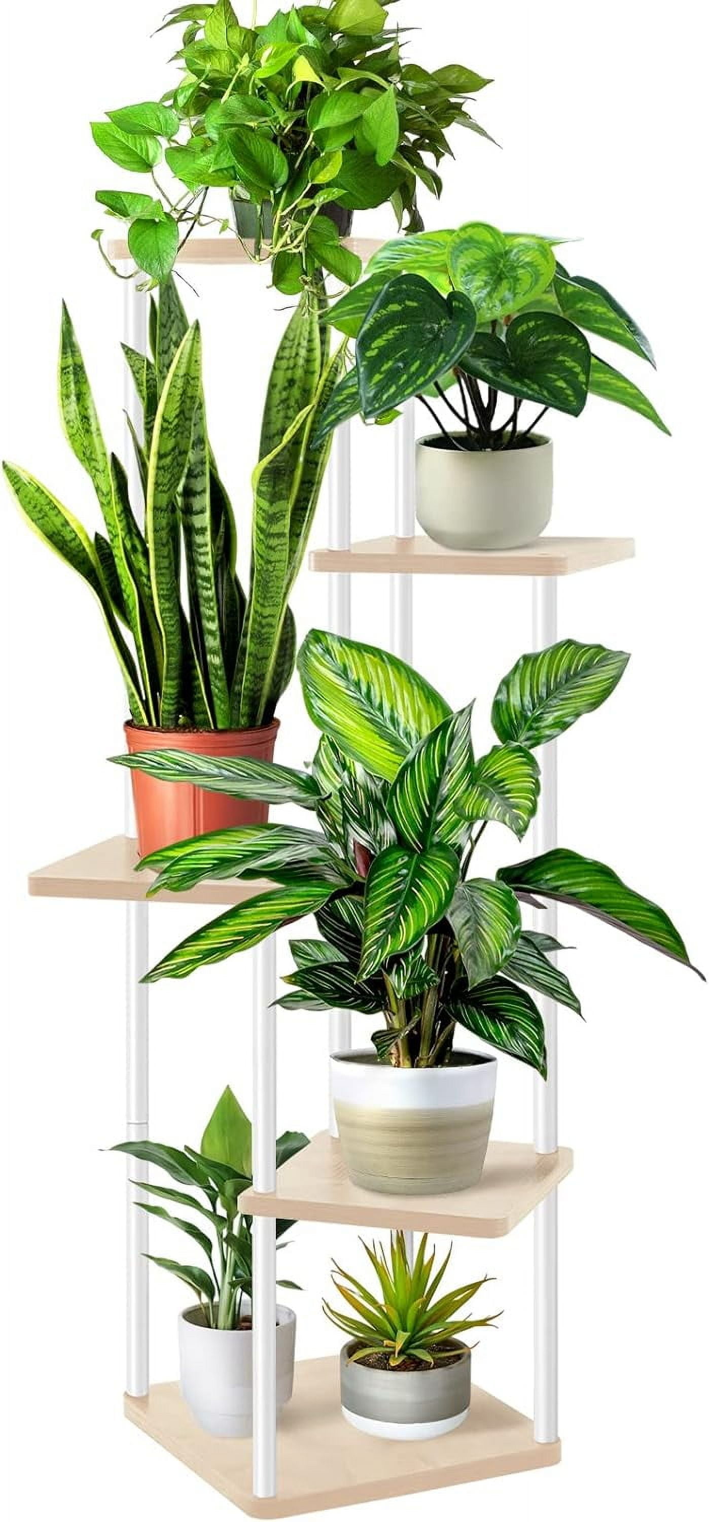 Plant Stand, 4 Tier Plant Stands Indoor For Multiple Plants, Corner ...