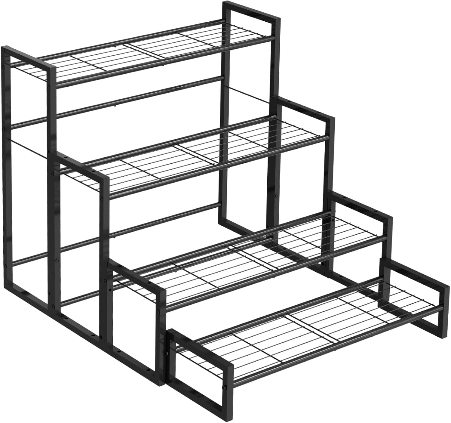 Plant Stand, 4 Tier Stackable Tiered Plant Stand, Scalable Heavy Duty ...