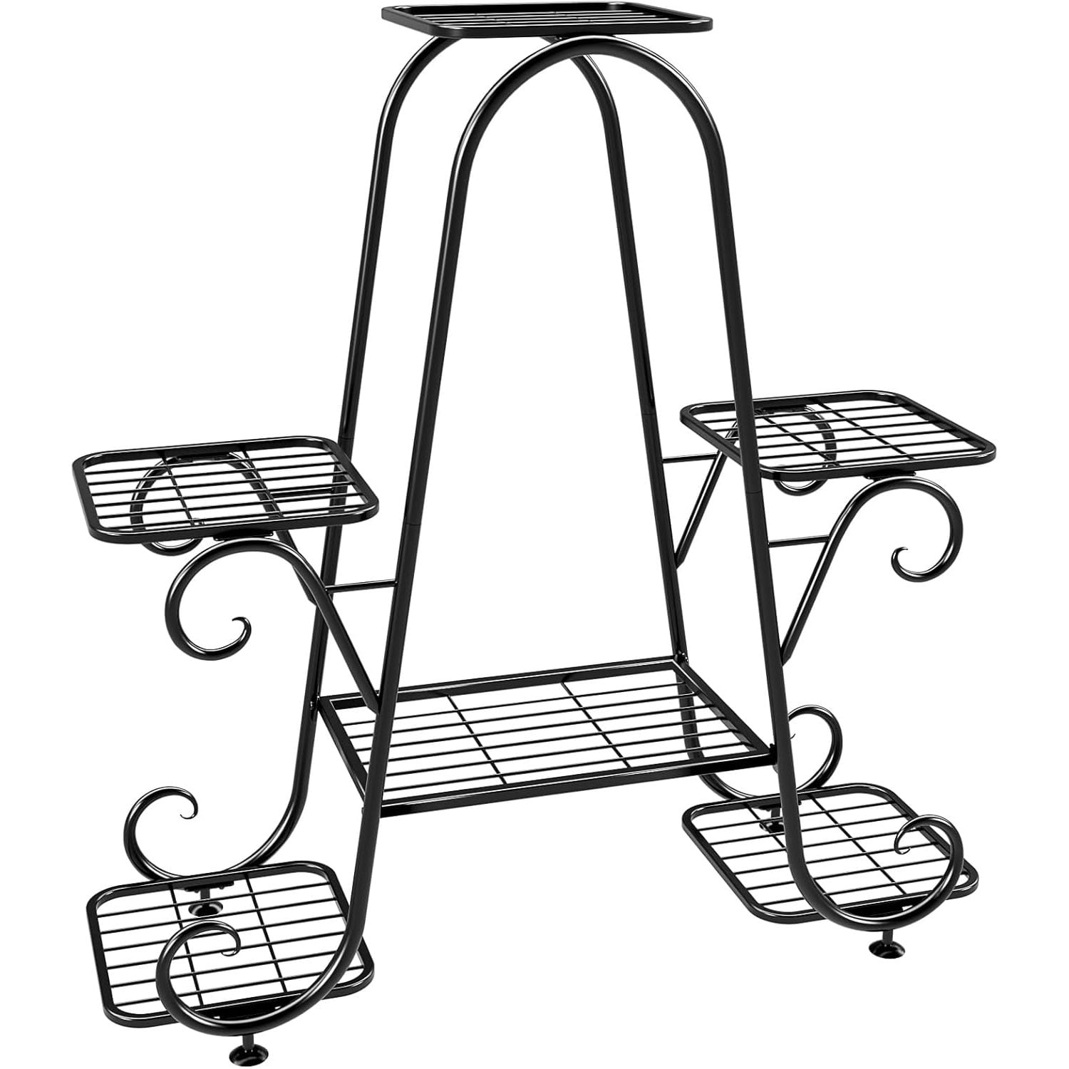 Plant Stand 6 Tier Metal Plant Stands for Indoor Outdoor Plants ...