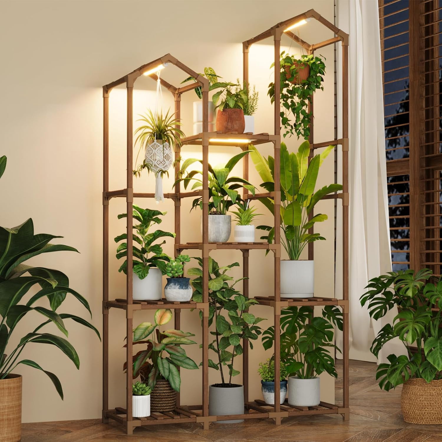 Inspiring Plant Stand With Grow Light Photos