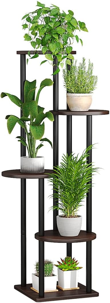 Plant Stand Indoor 5 Tier Metal Plant Shelf for Multiple Plants Corner ...