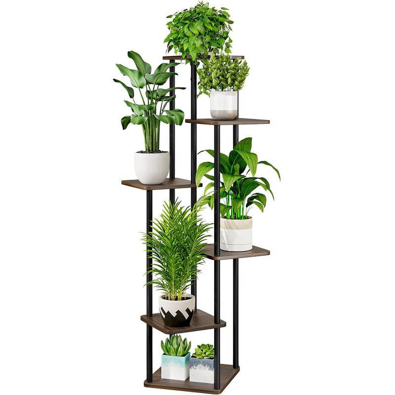 Plant Stand Indoor 6 Tier 9 Potted Multiple Flower Pot Holder for Patio ...