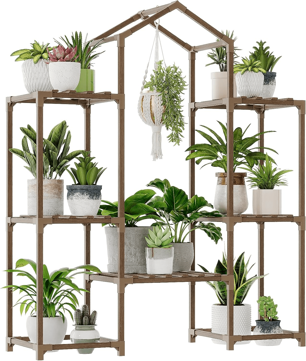 Plant Stand Indoor Hanging Plant Shelf Outdoor Large Plant Rack for ...