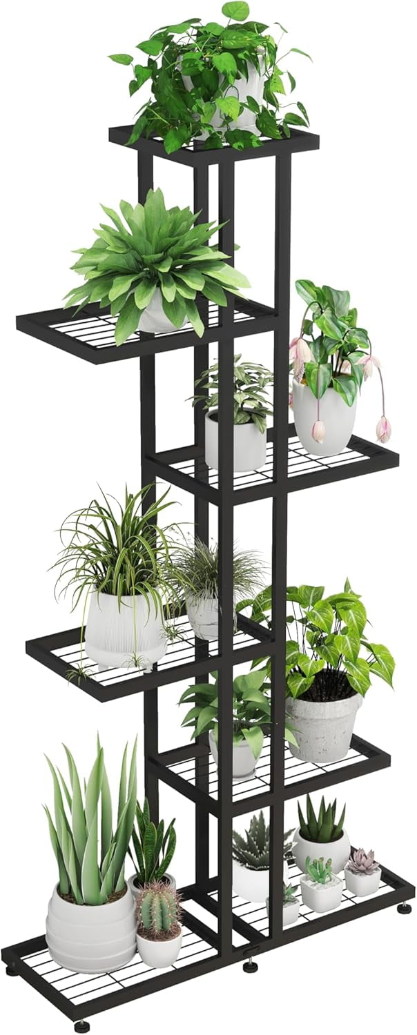 Plant Stand Indoor Outdoor Plant Stands for Patio 6 Tier Tall Plant ...