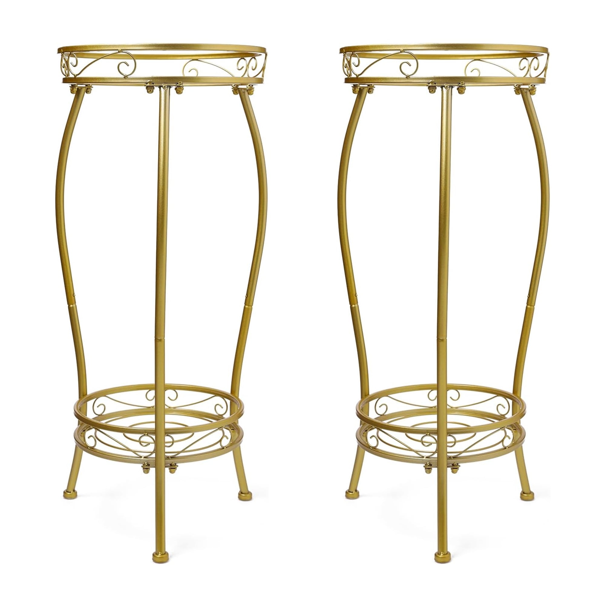 Plant Stand Indoor Outdoor,Tall Black Metal Rustproof Stable Plant ...