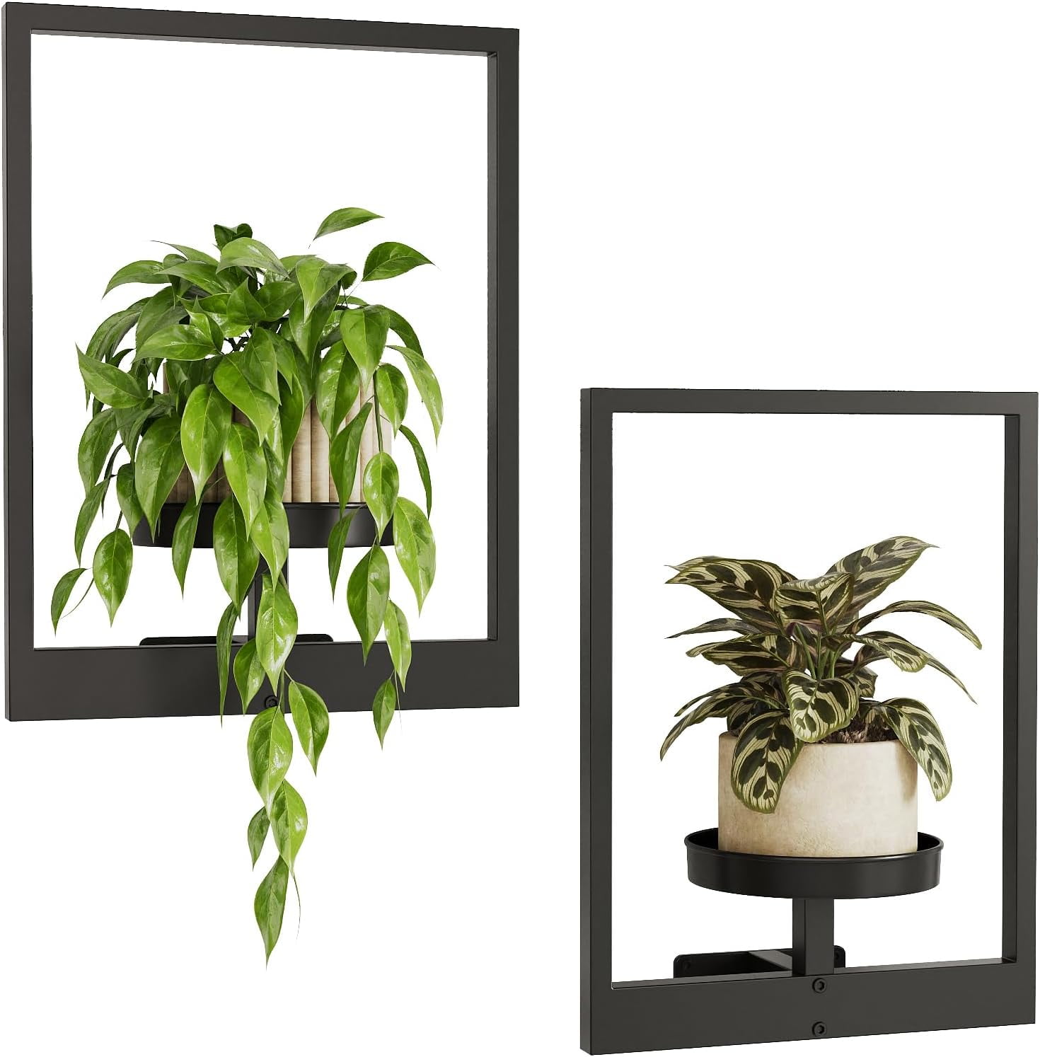 Plant Stand Indoor Wall Decor Metal Plant Hanger Indoor Hanging Plant ...