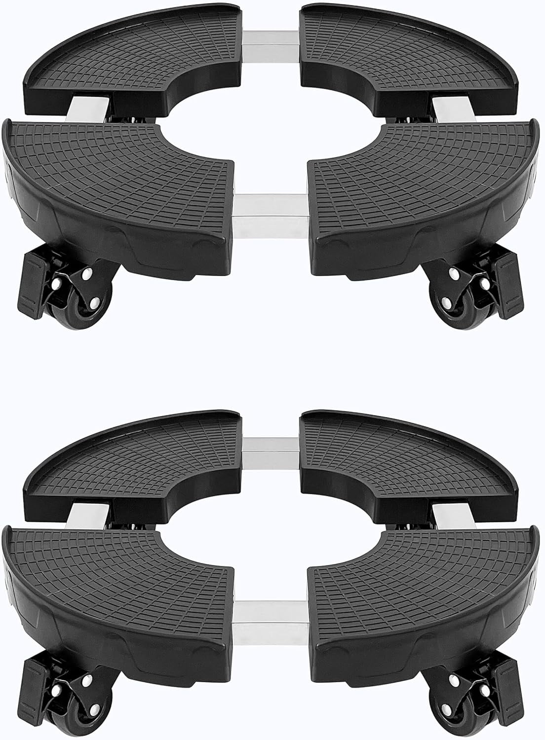 Plant Stand with Wheels, 2 Pack Adjustable 15-20" Heavy Duty Plant ...