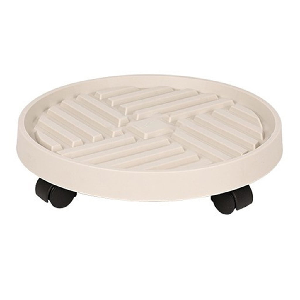 Plant Stand With Rotating Casters Ventilated Circular Portable Flower ...