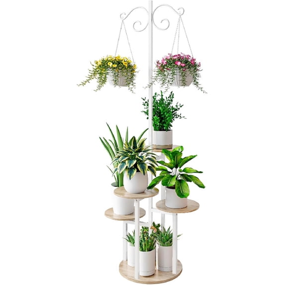 Plant Stand - Without Light - Indoor 5 Tier 8 Potted Multiple Flower ...