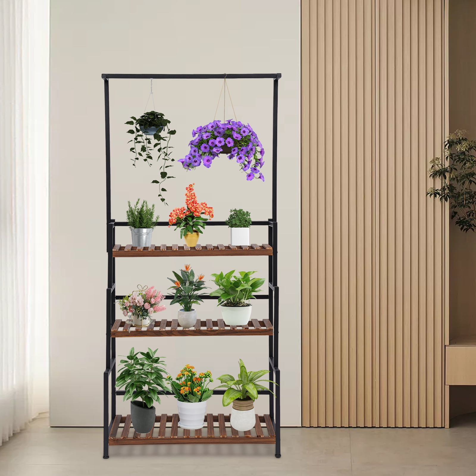 Plant Stand with Open Design and Multi-Tier Structure for Easy Access ...
