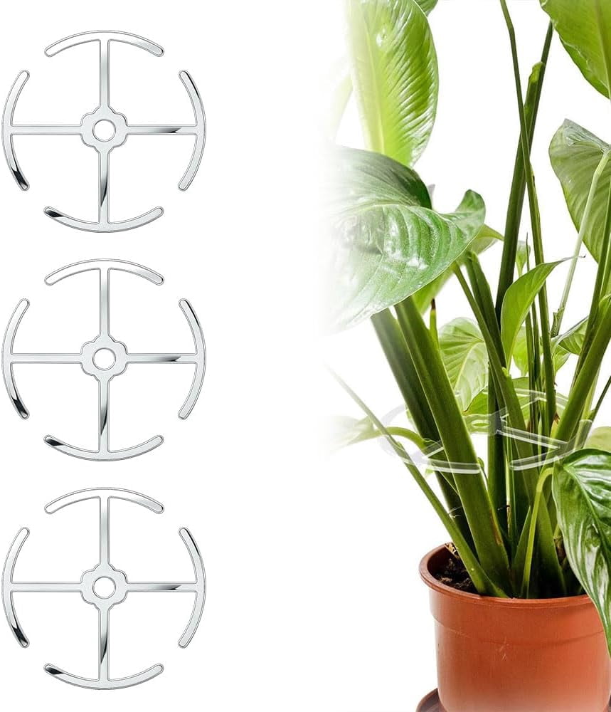 Plant Stem Support, Reusable Plastic Climbing Plant Supports for Indoor ...