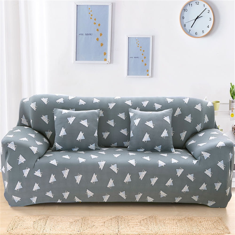 Plant Style Flower Sofa Cover Elastic Adjustable Sofas Covers Corner ...