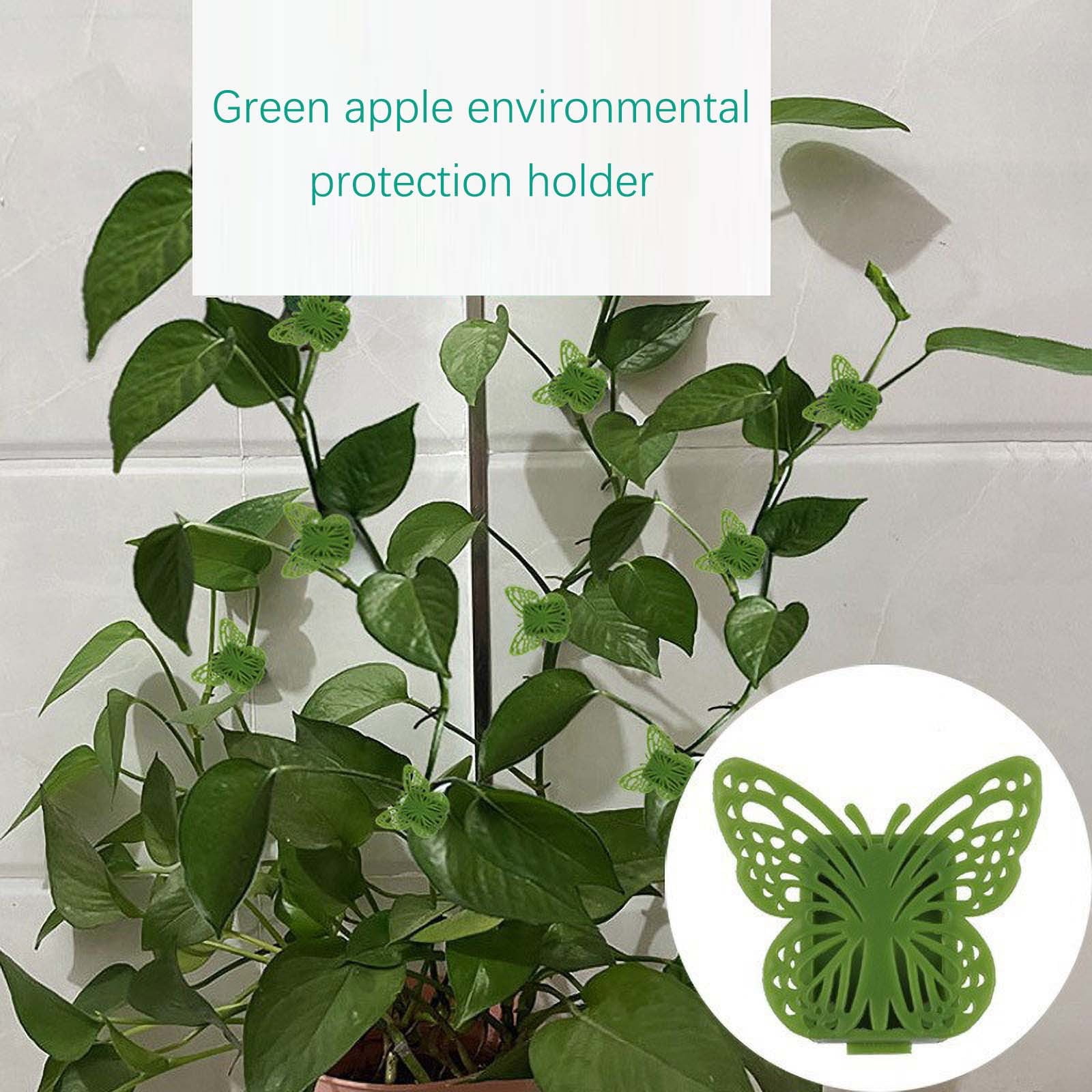 Plant Support Clips 10-Pack, Self-Adhesive Wall Mount Cable Organizer ...