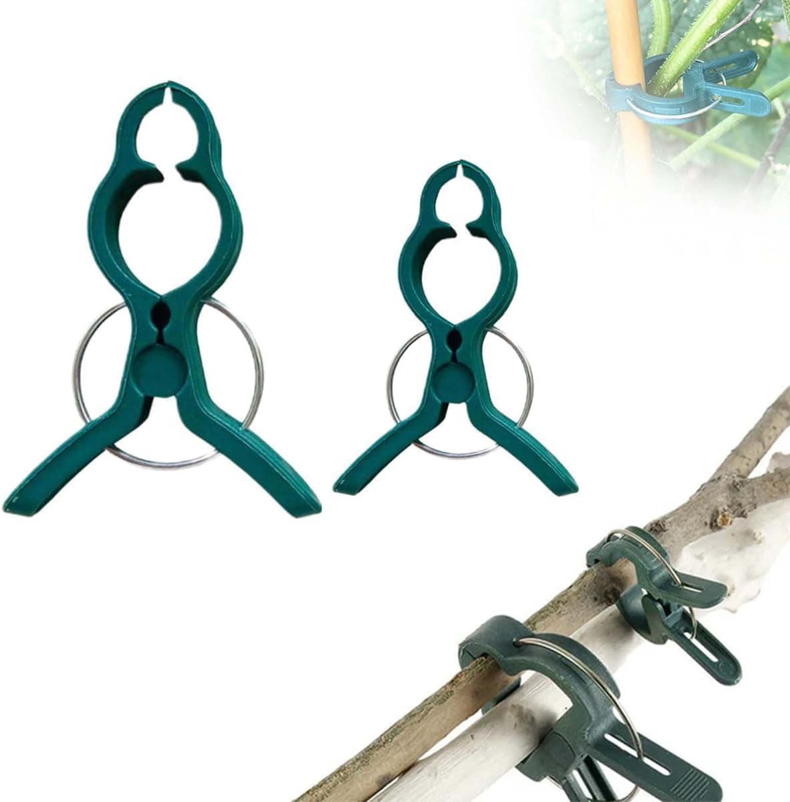 Plant Support Clips 20-Pack for Climbing Plants, Tomatoes, Vines ...