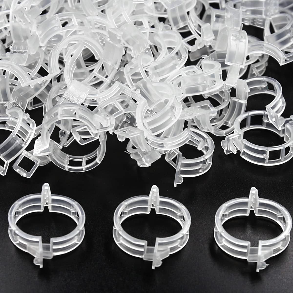 Plant Support Clips, 200 Pieces Garden Support Clips, Tomato Vine Clips ...