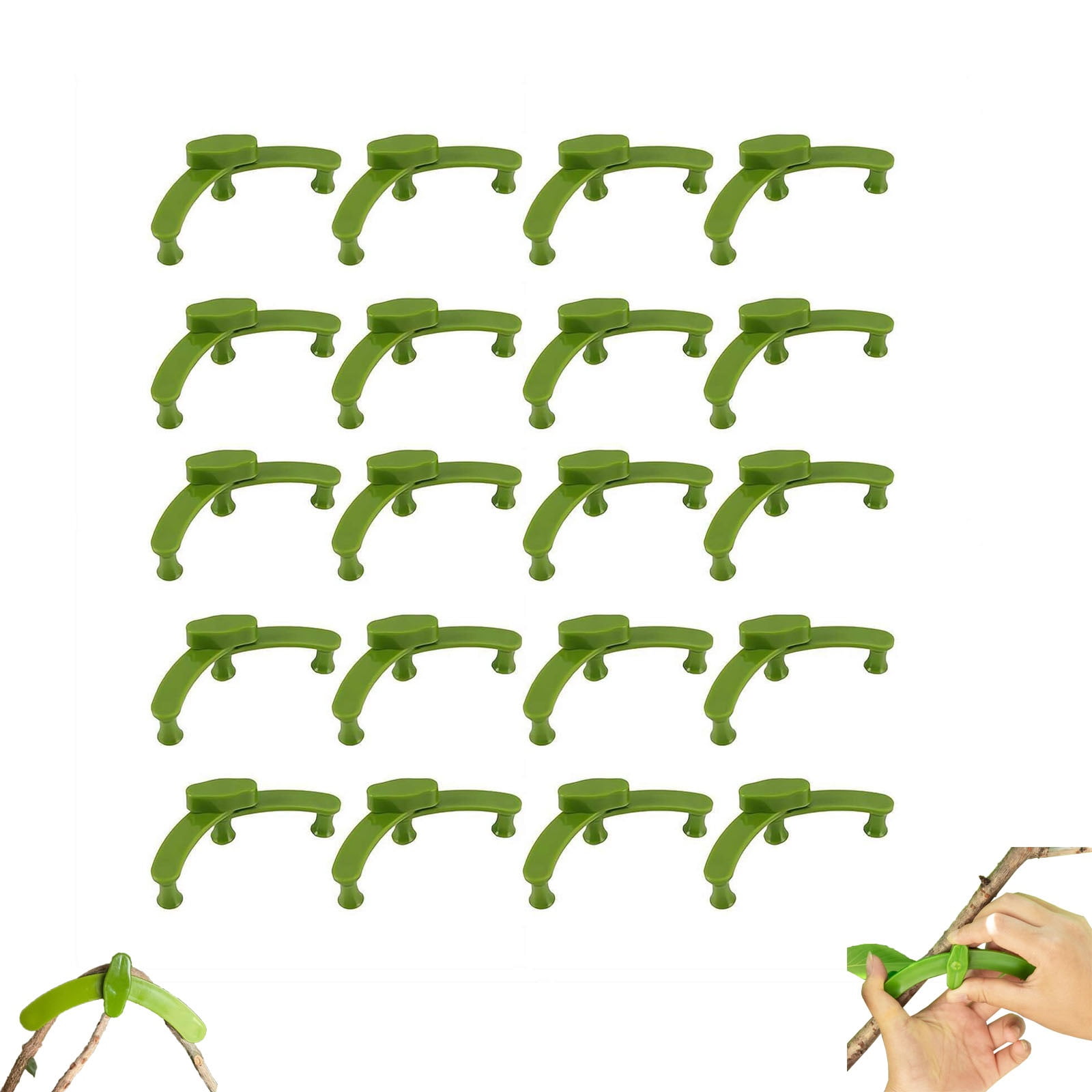 Plant Support Clips & Climbing Frame Set Garden Tool Clips for Pea ...
