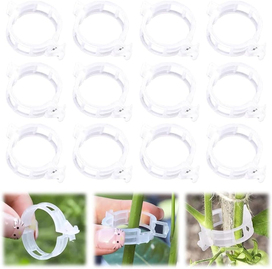 Plant Support Clips Reusable Garden Clips, Premium Secured Plic Plant ...