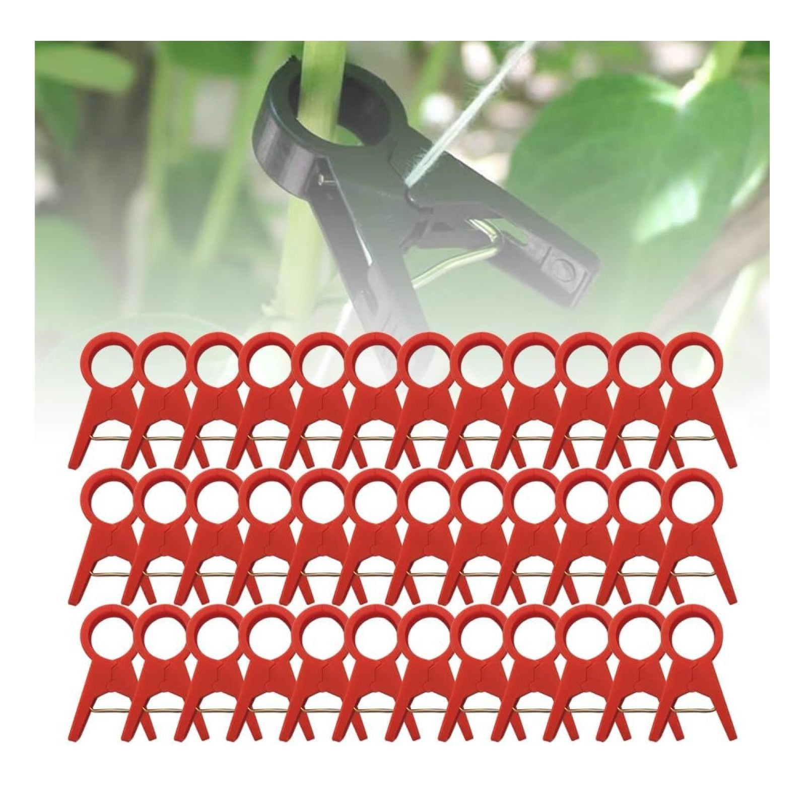 Plant Support Clips Reusable Garden Clips, Secured Plastic Plant Clips ...