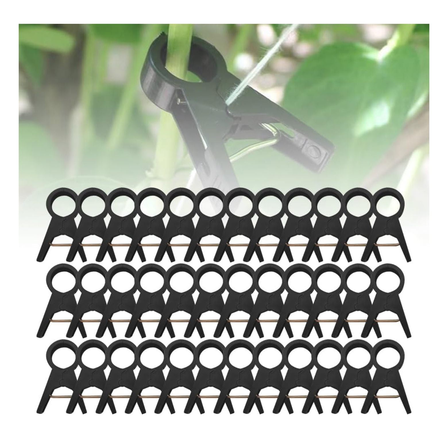 Plant Support Clips Reusable Garden Clips, Secured Plastic Plant Clips ...