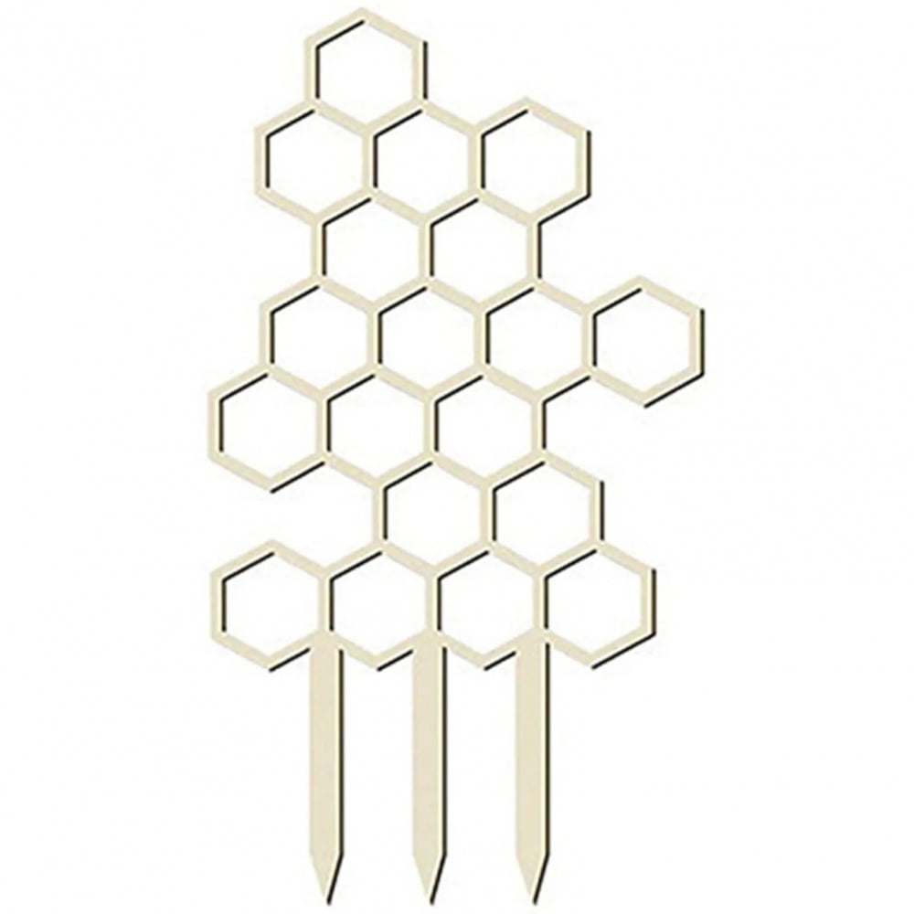Plant Support Frame Honeycomb Shaped Garden Plants Trellis Easy ...