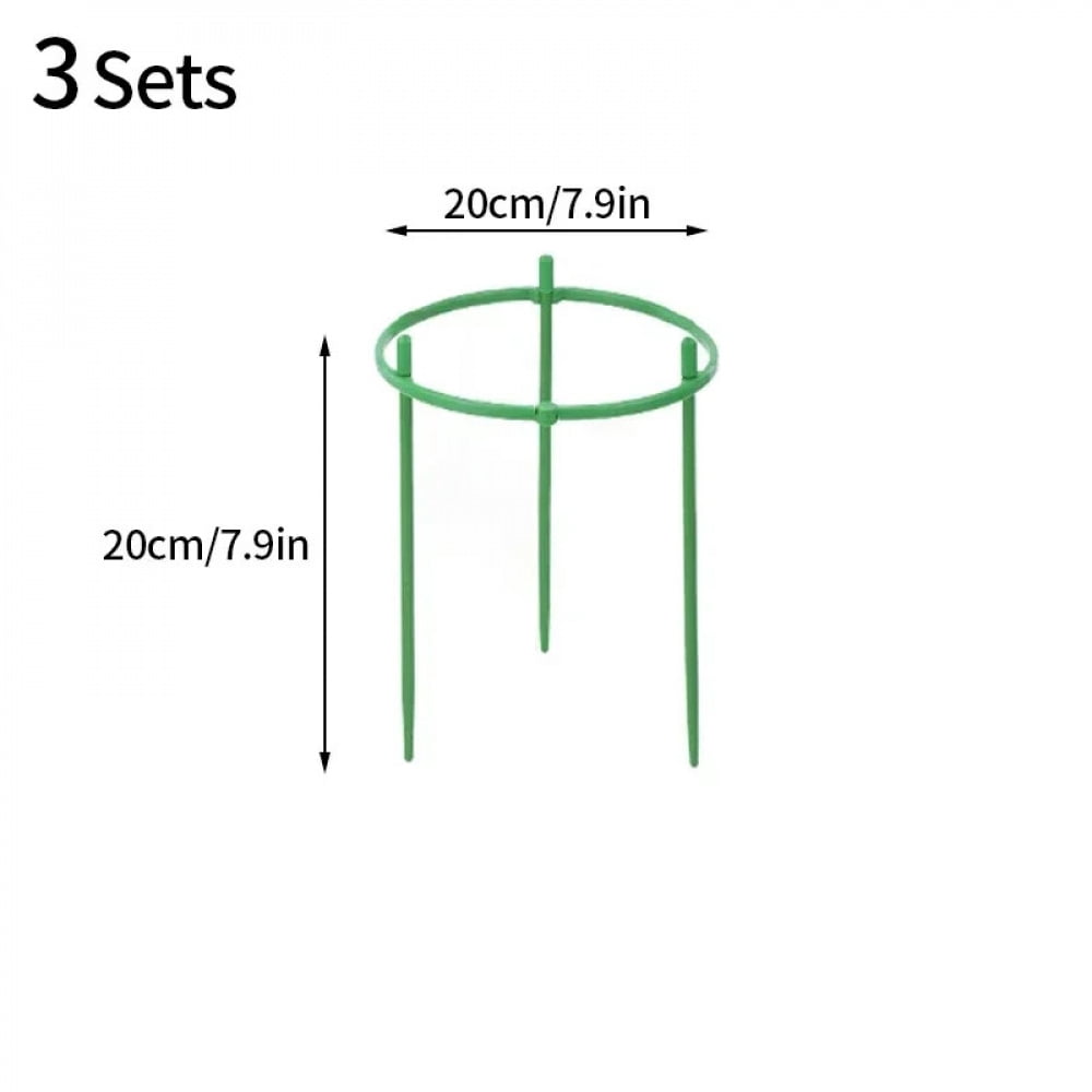 Plant Support Pile Round Climbing Vines Stake for Flowers Plant Plastic ...