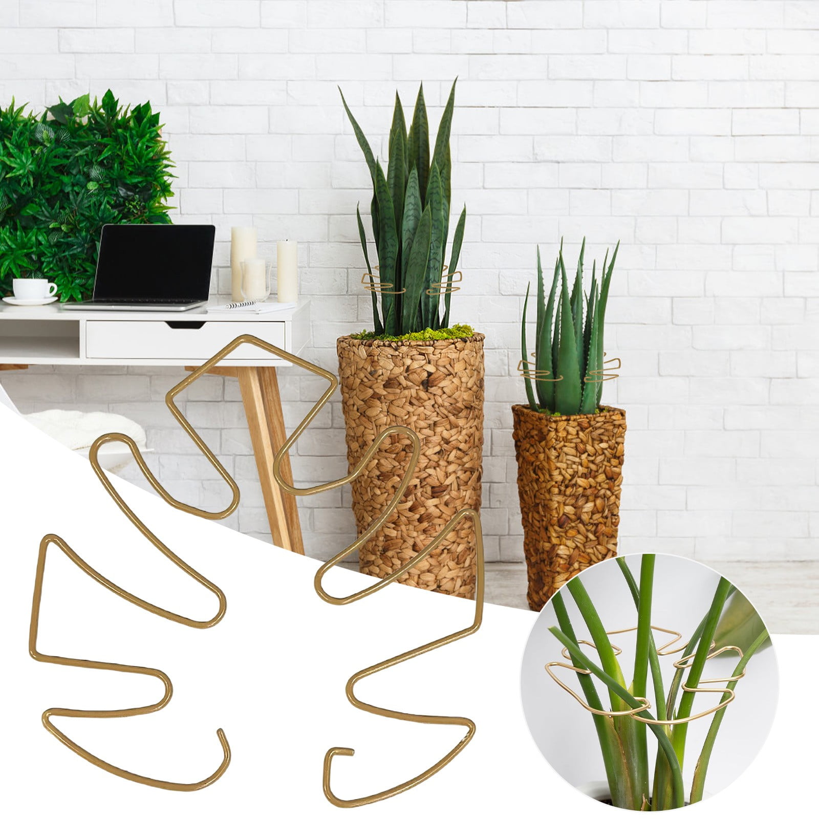 Plant Support Pole, Bamboo Flower Pot Stand, Adjustable Height ...