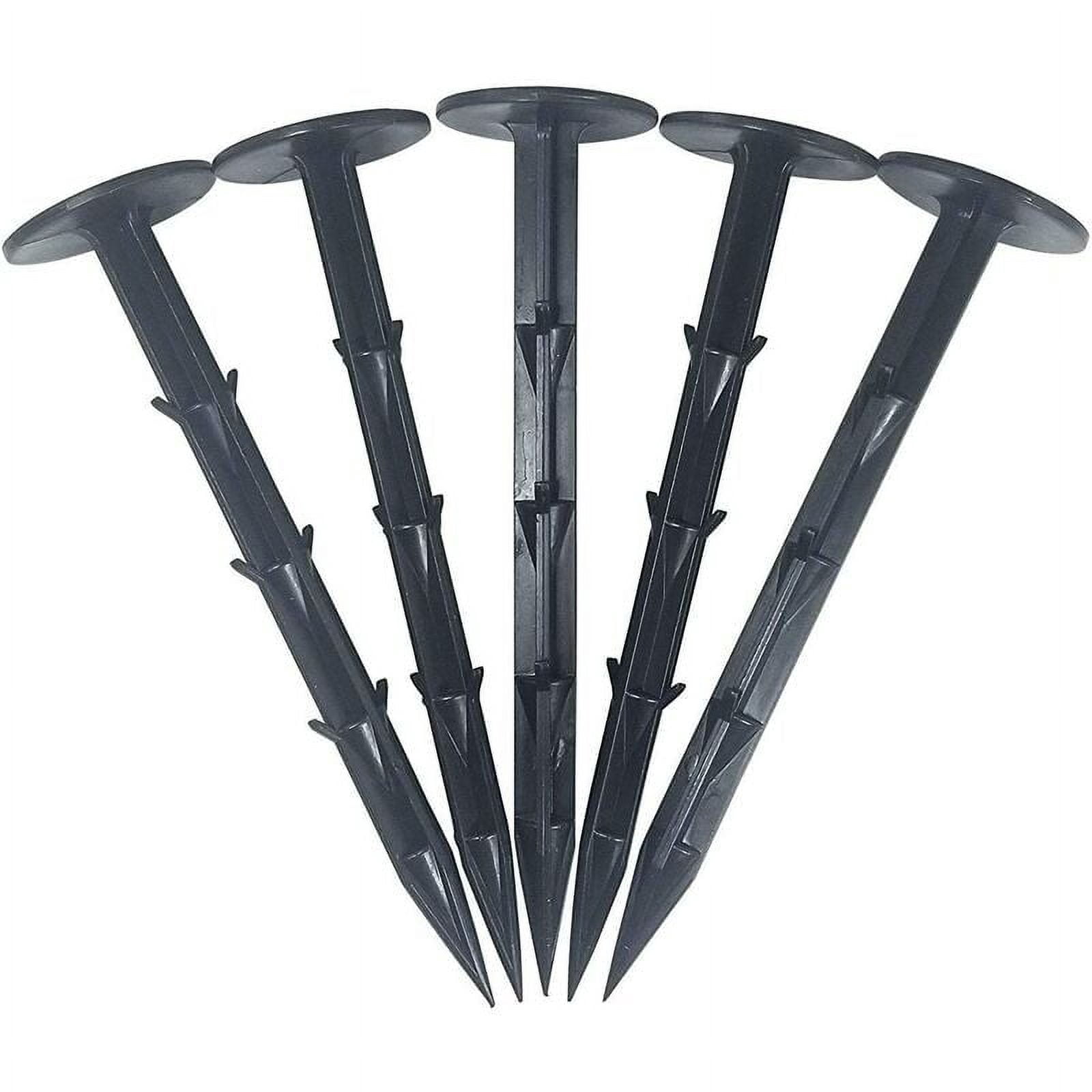 Plant Support Stakes, Spiral Design Anchors For Weed-Safe Fabric ...