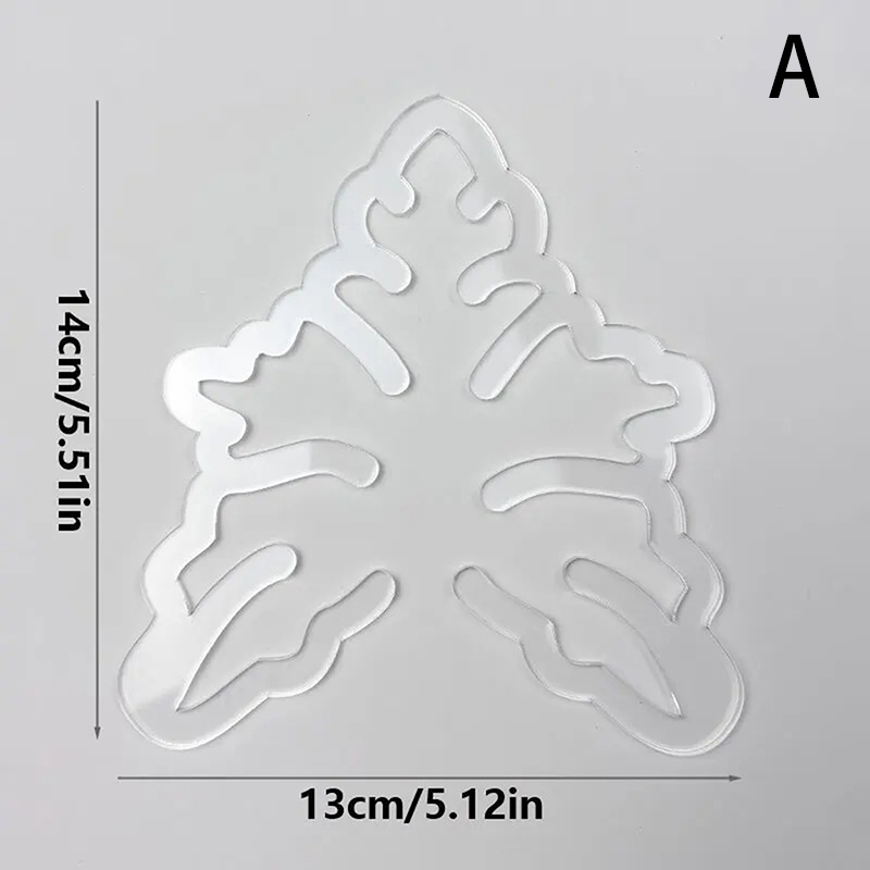 Plant Support Stakes Transparent Monstera Shaped Plant Stand Reusable ...