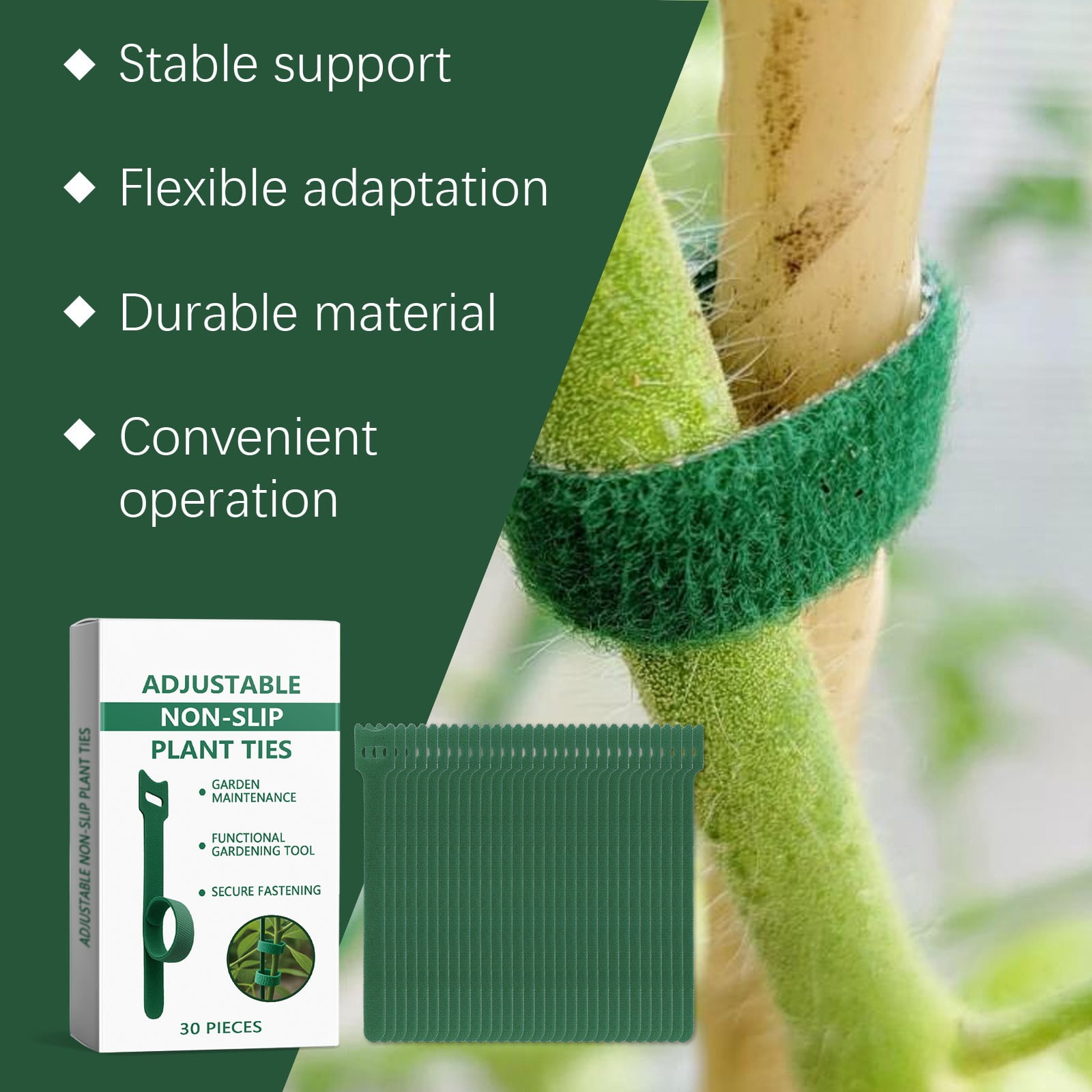 Plant Support Ties, Garden Ties, Multifunctional, Sturdy, for Trees ...