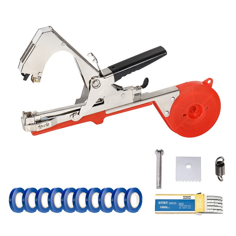 Plant Tape Gun - Vine Tying Machine for Grapes, Cucumbers, Roses - 10 ...