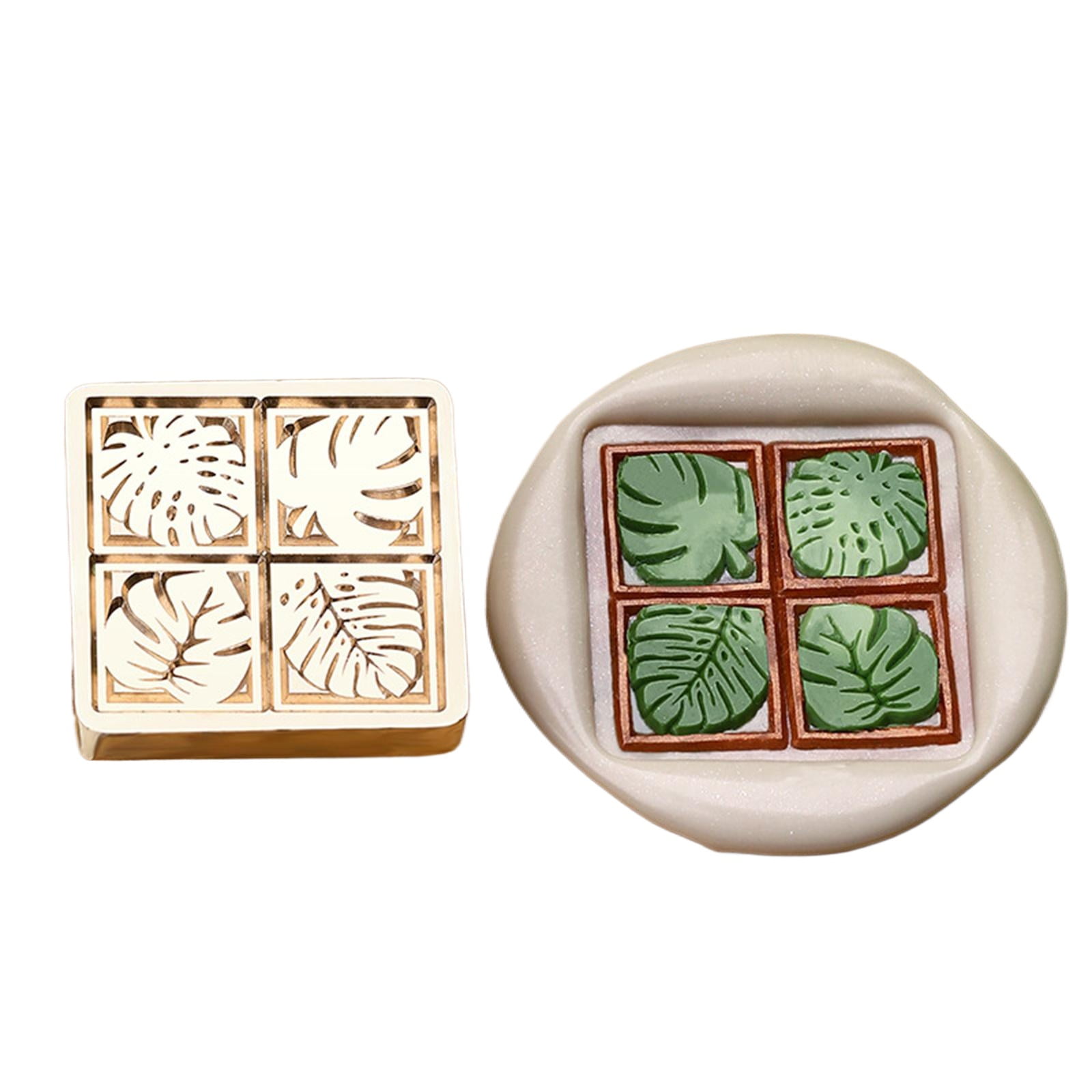 Plant Themed Seal Stamp Head Antique Embossed Sealing Stamp Head for ...