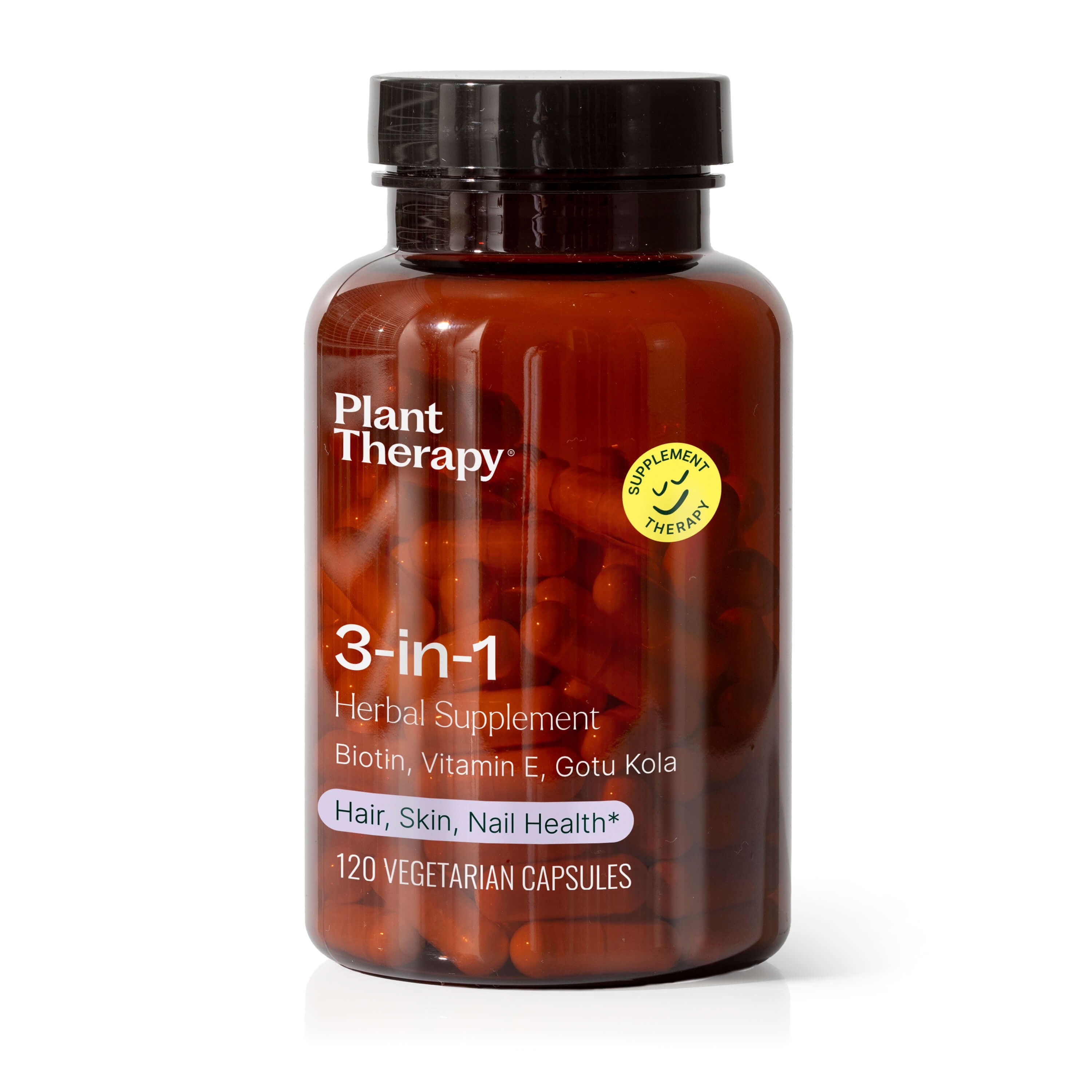 Plant Therapy 3-in-1 Herbal Supplement Capsules, Radiant Skin, Hair ...