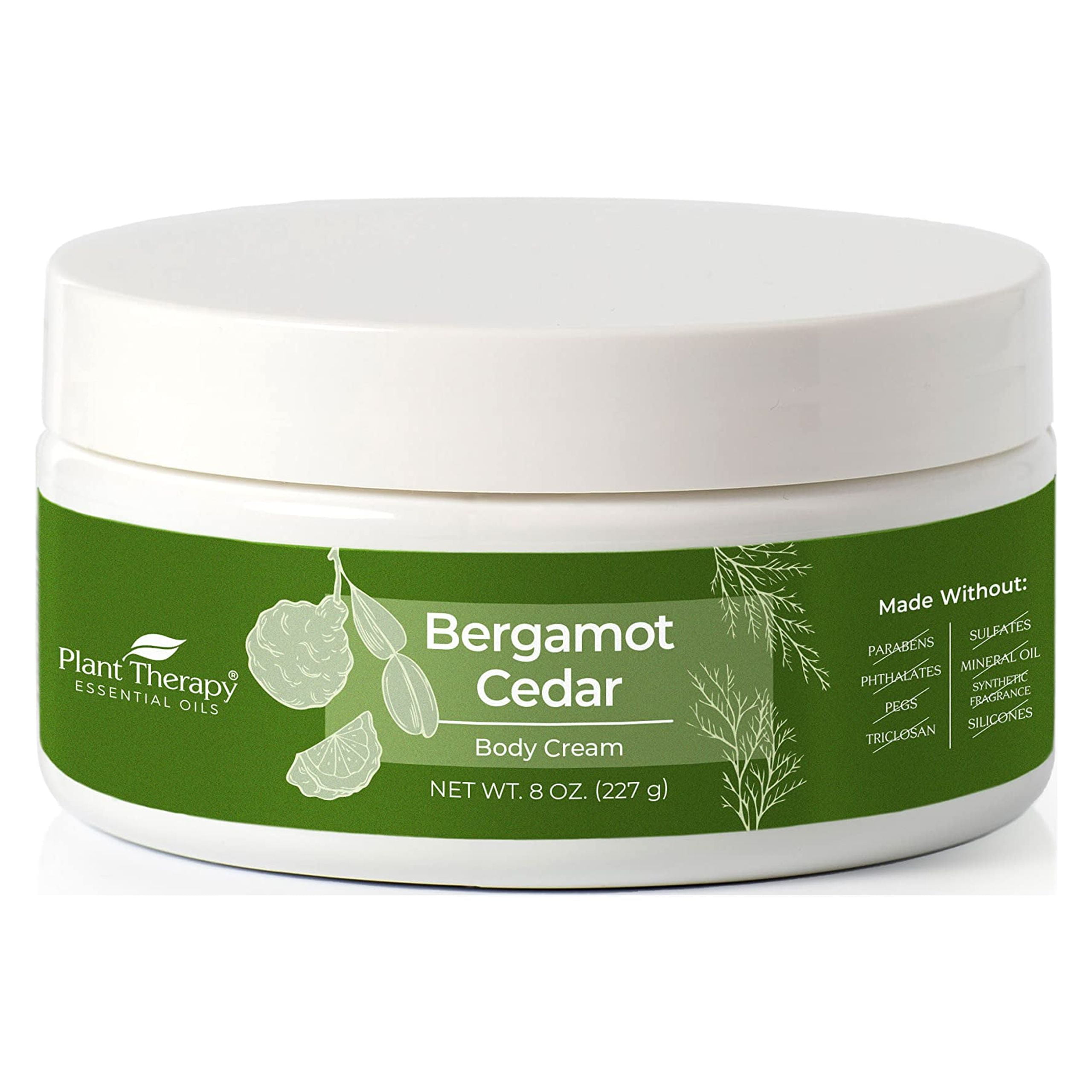 Plant Therapy Bergamot Cedar CM31 Body Cream 8 oz Restore Softness ...