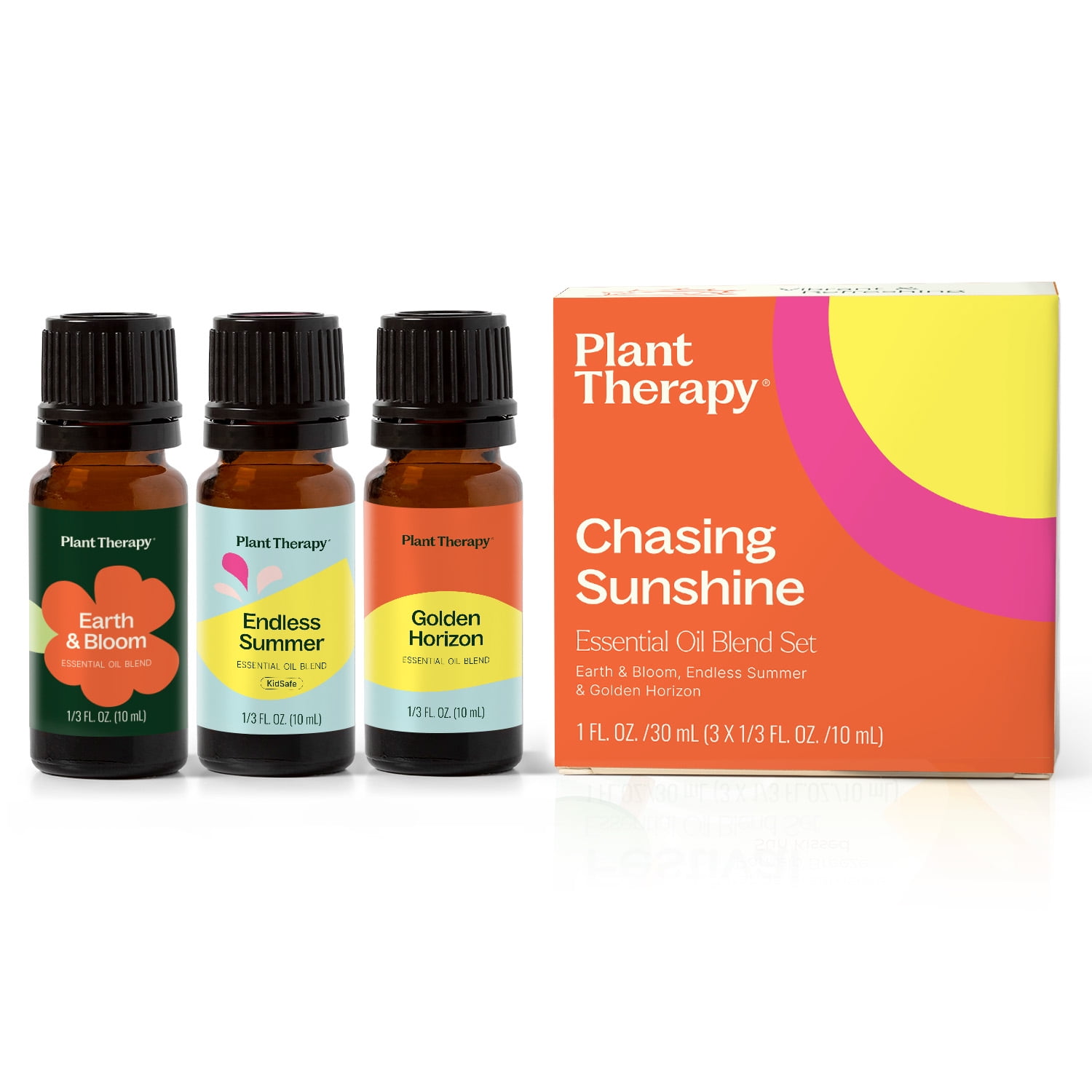 Plant Therapy Chasing Sunshine Essential Oil Blend Set, Breathe in ...