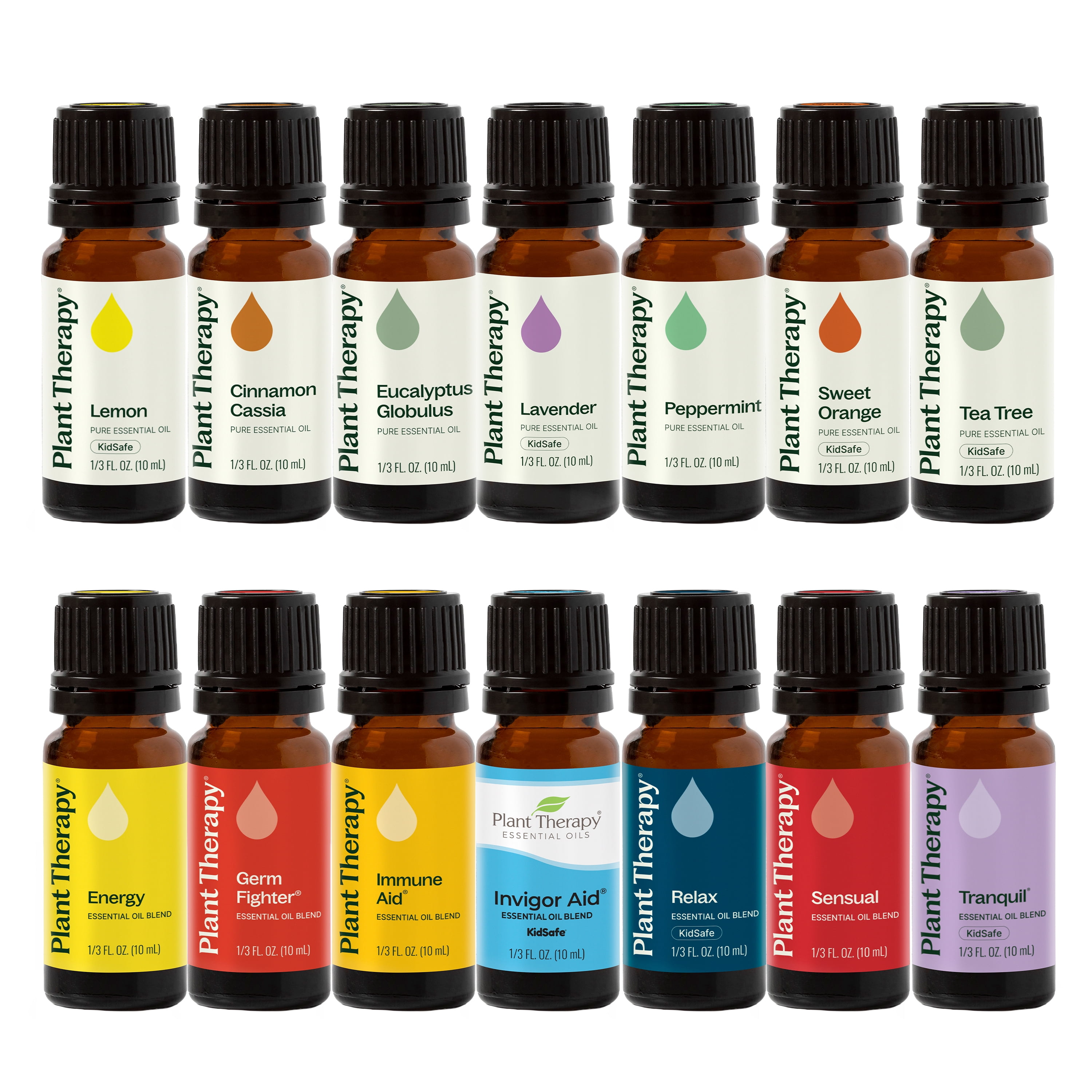 Plant Therapy, Essential Oils Set, 7 & 7, 10 mL Each - Walmart.com