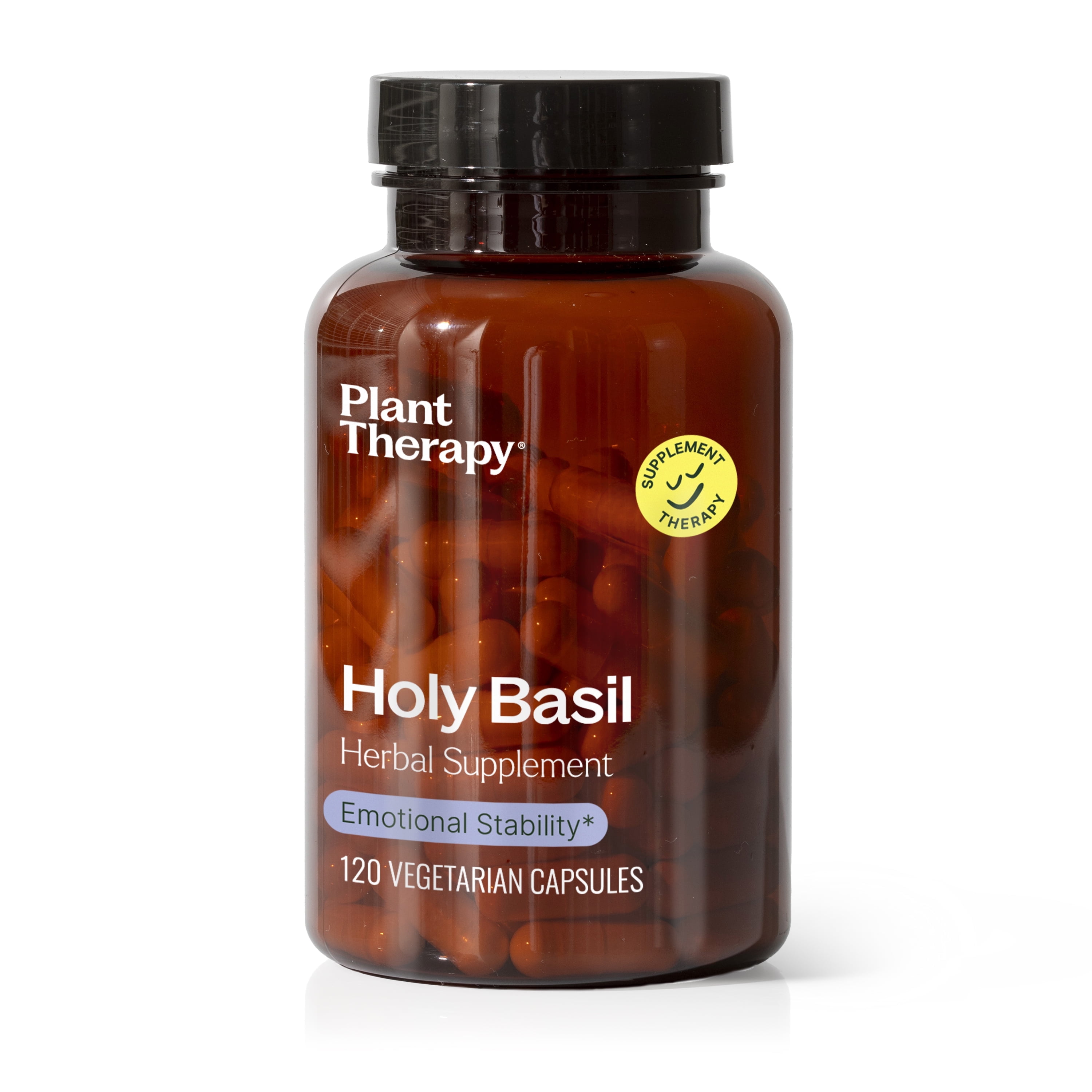 Plant Therapy Holy Basil Herbal Supplement Capsules, Supports Emotional ...