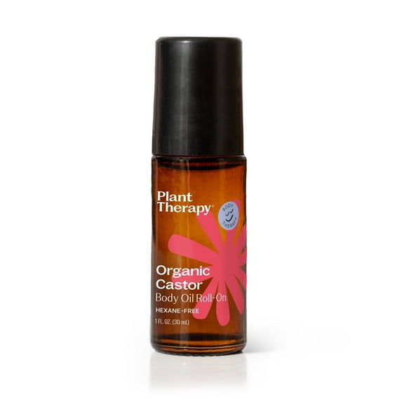 Plant Therapy Organic Castor Oil Roll-on, 30 ml Cold-pressed & Hexane ...