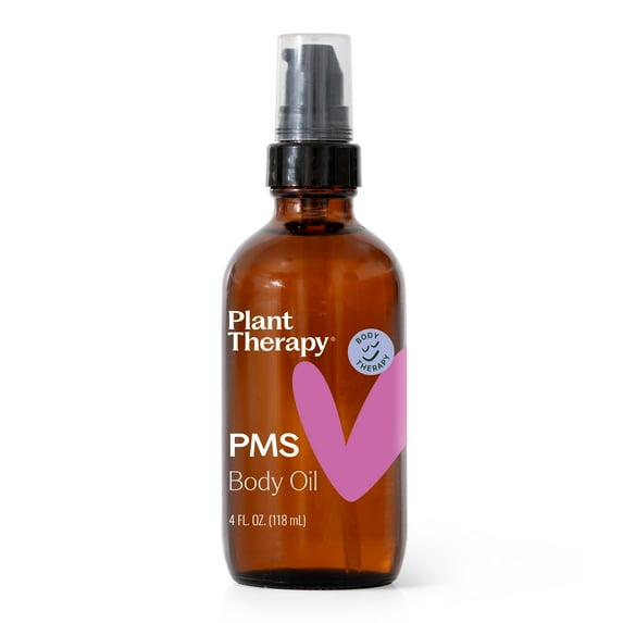 Plant Therapy PMS Body Oil 4 oz Helps Balance & Calm Emotions, Soothes Cramps & Stomach ...
