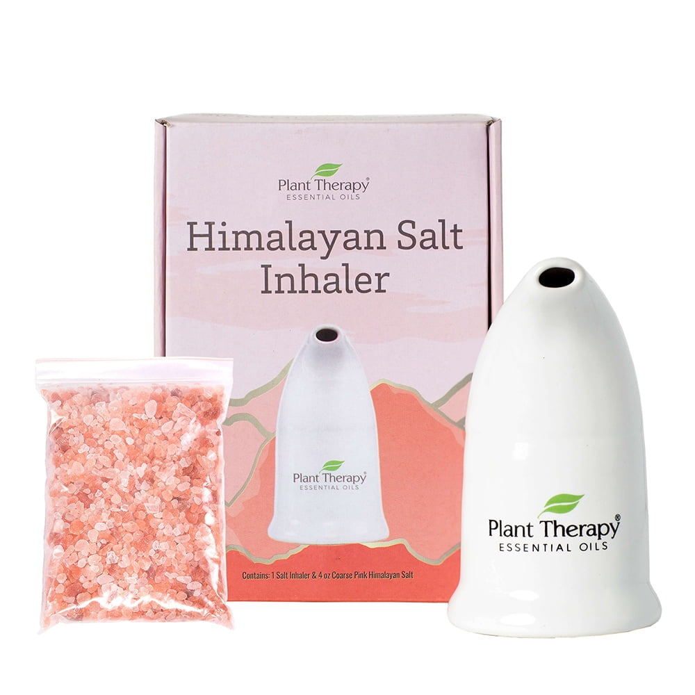 Plant Therapy Pink Himalayan Salt Inhaler w/ Pink Himalayan Crystal ...