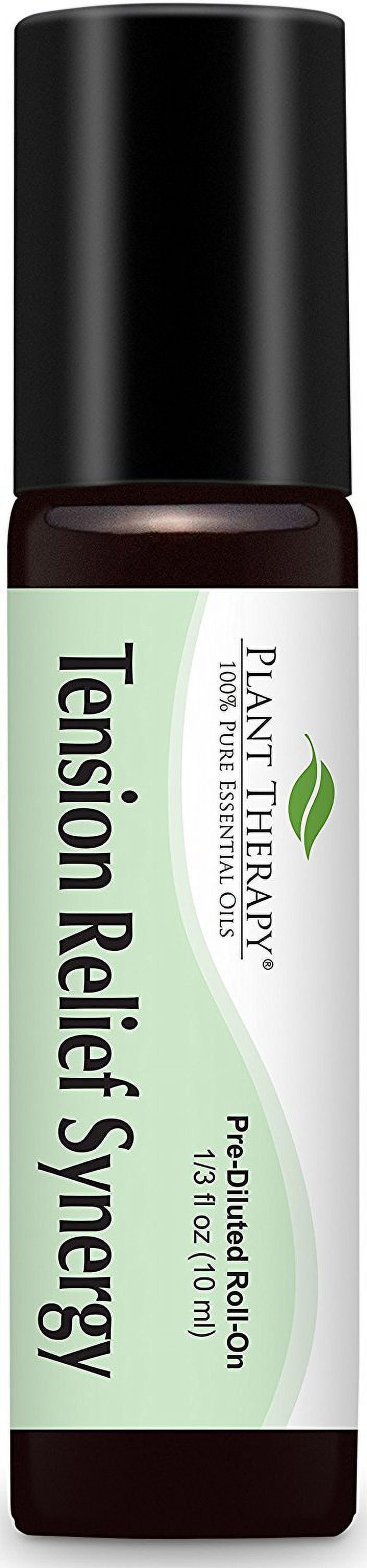 Plant Therapy Tension Relief Essential Oil Blend Pre-Diluted Roll-On 10 mL (1/3 oz) 100% Pure ...
