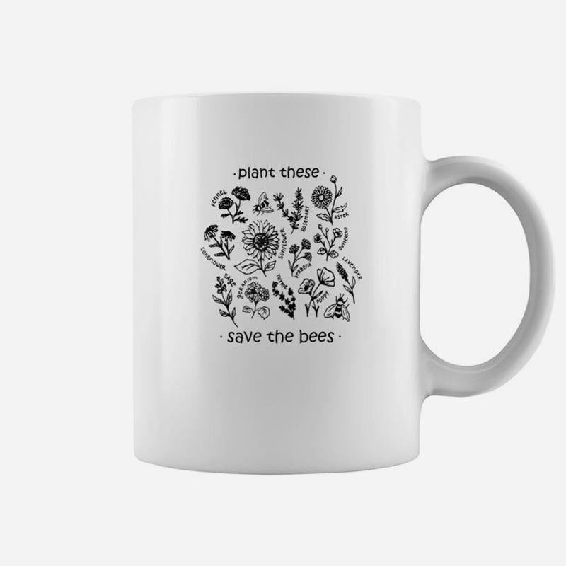 Plant These Save The Bees Tee Coffee Mug - Walmart.com