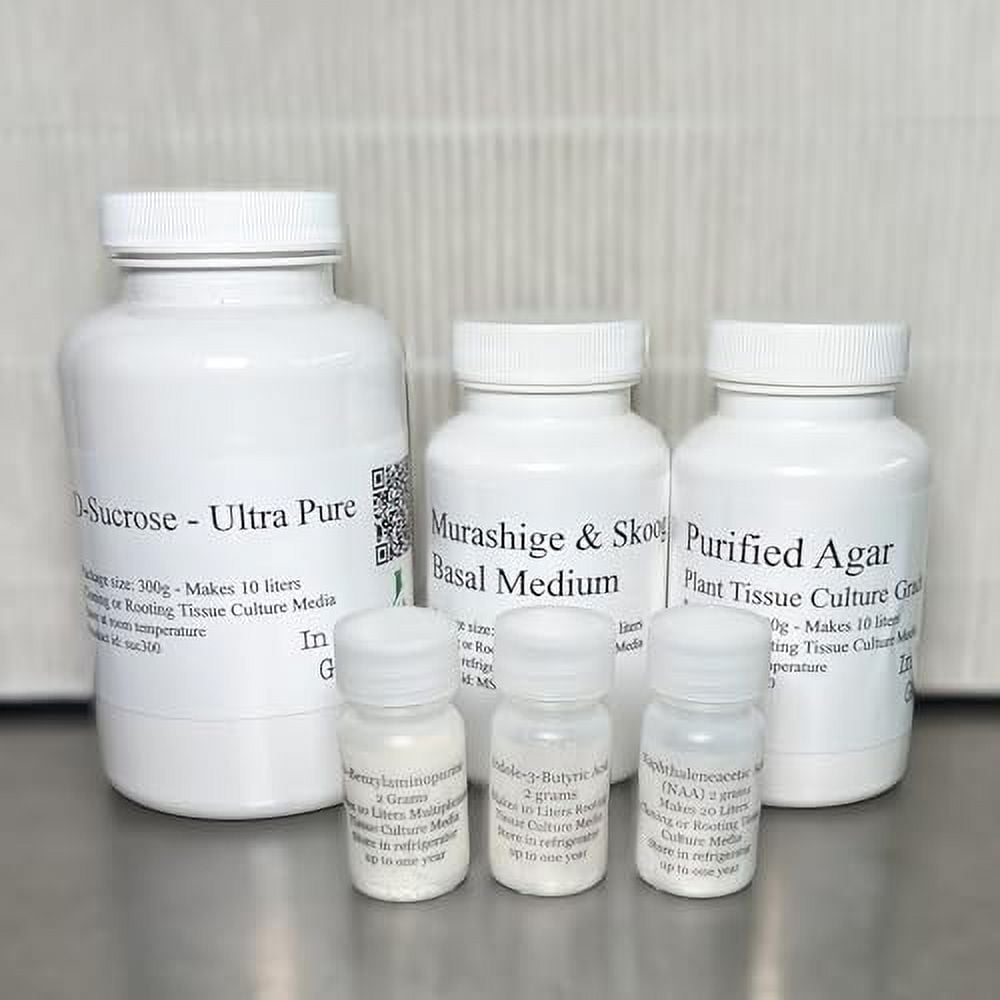 Plant Tissue Culture Media Kit - Makes 10 Liters of Medium - Walmart.com